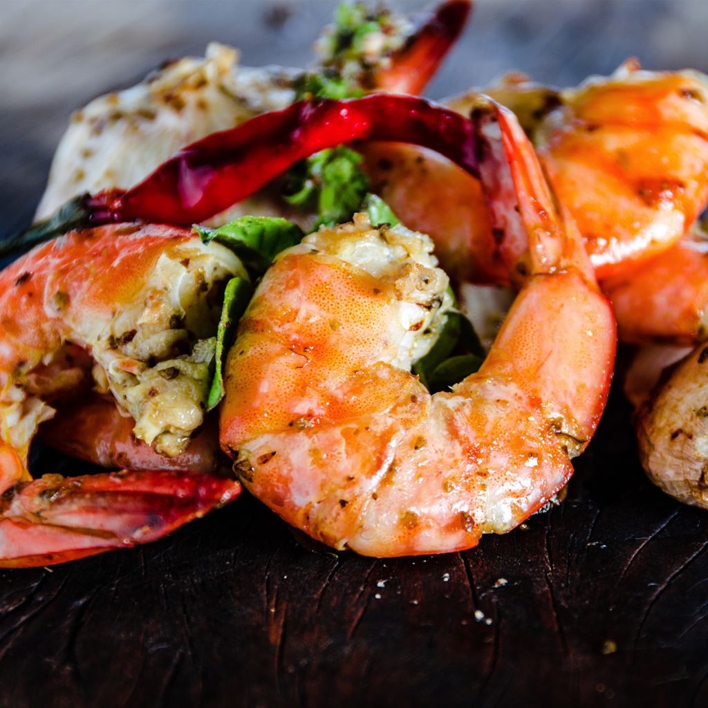 Camarón Colosal con Cabeza – El Pescado Feliz